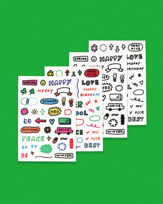 [Sticker] O,LD! Drawing sticker pack – ohlollyday